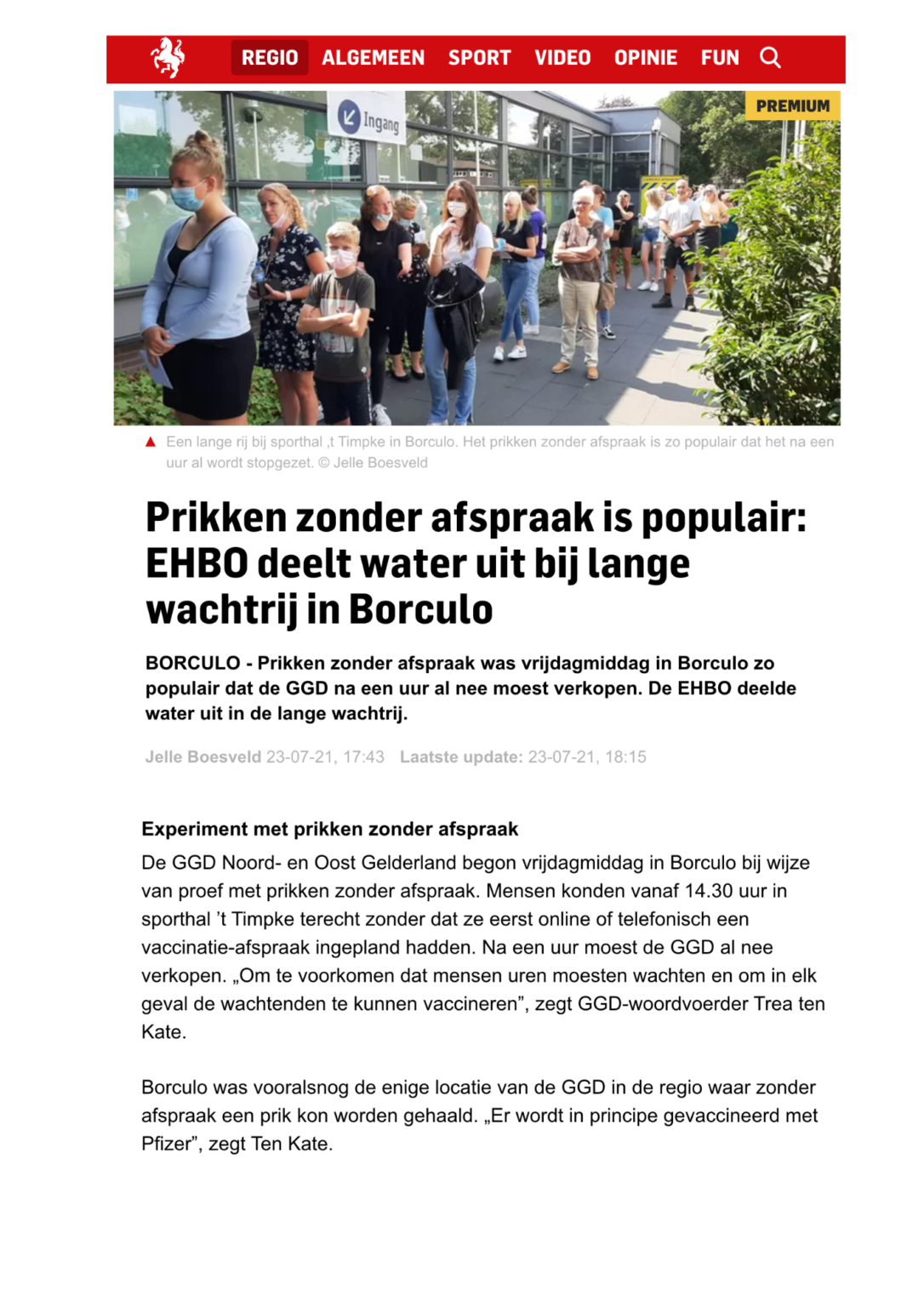 GGD Noord- en Oost-Gelderland – Ten Kate Communicatie